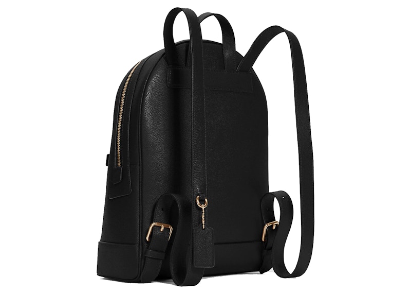 Coach Kenley Backpack Medium Black in Leather with Gold-tone - US