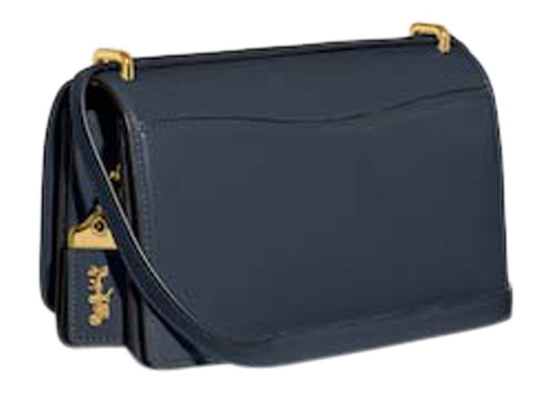 Coach Shoulder Bag Bandit Brass/Denim in Leather with Gold-tone - US