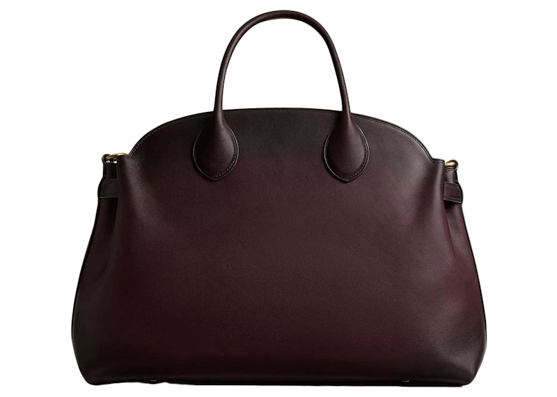 Coach Soft Empire Carryall Bag 40 Brass/Merlot in Leather with Gold ...