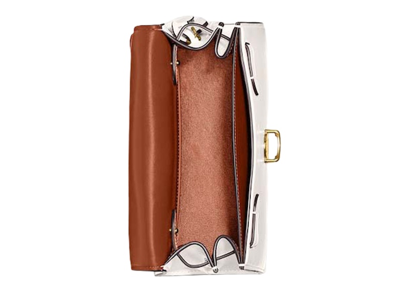 Coach Top Handle Sammy Chalk in Leather with Gold-tone - US