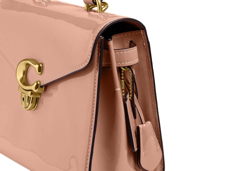 Coach Top Handle Sammy Latte in Leather with Gold-tone - US
