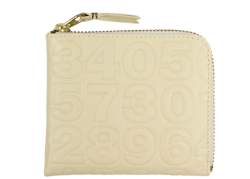 Comme des Garcons SA310ED Wallet Number 3405 Embossed Off-White in ...