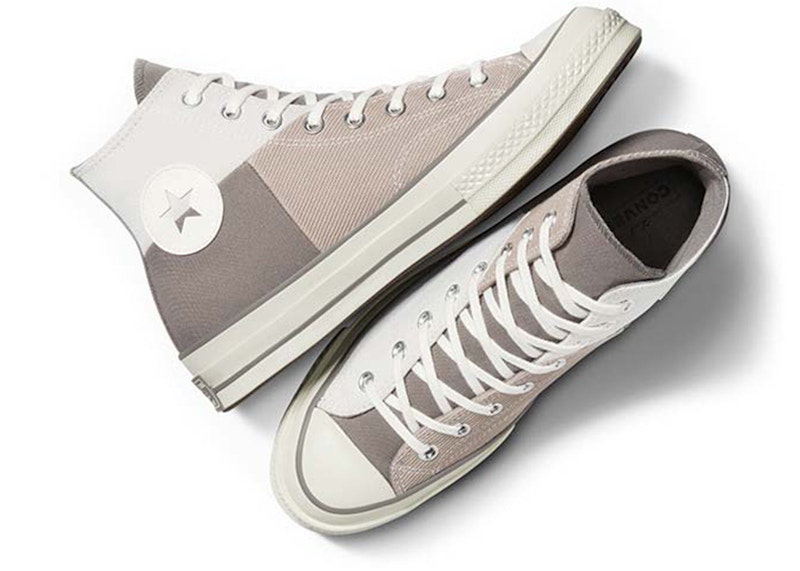 Converse Chuck Taylor All Star 70 Hi Crafted Patchwork Wonder Stone Men ...