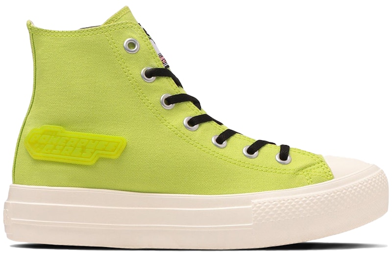 Converse Chuck Taylor All Star PLTS Hi The Powerpuff Girls Buttercup ...