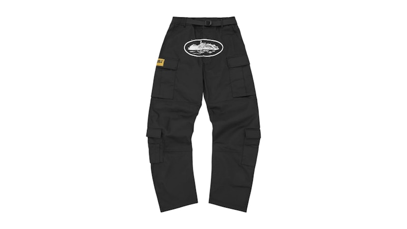 Corteiz Alcatraz Cargo Pant Black Men's - SS26 - US