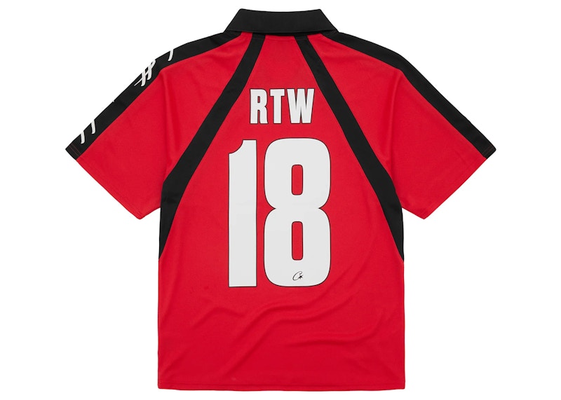 Corteiz Alcatraz Football Jersey Red Men's - FW23 - US