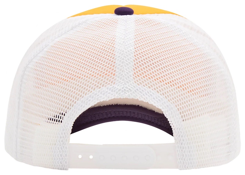 Corteiz Alcatraz Trucker Hat Yellow/Purple Men's - FW23 - US