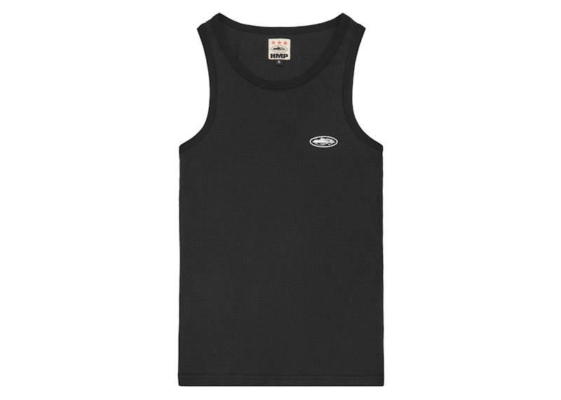 Corteiz HMP Essentials Tank Top (3 Pack) Black Men's - SS24 - US