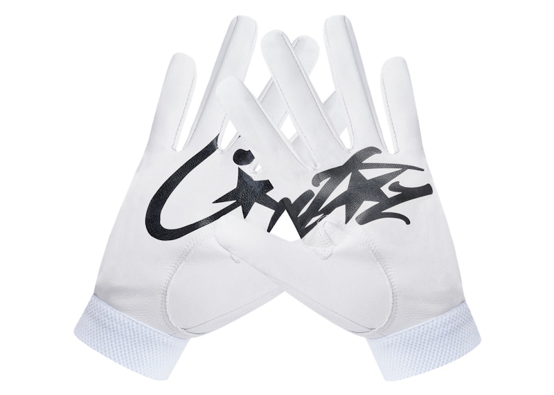 Corteiz Leather Gloves White Men's - SS24 - US