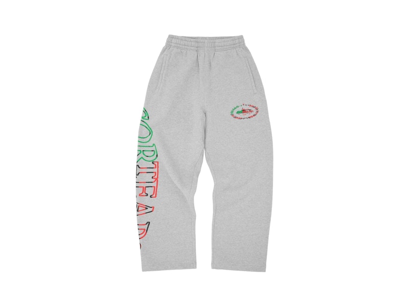 Corteiz x Denim Tears Cortears Royale Open Hem Sweatpant Heather Grey ...