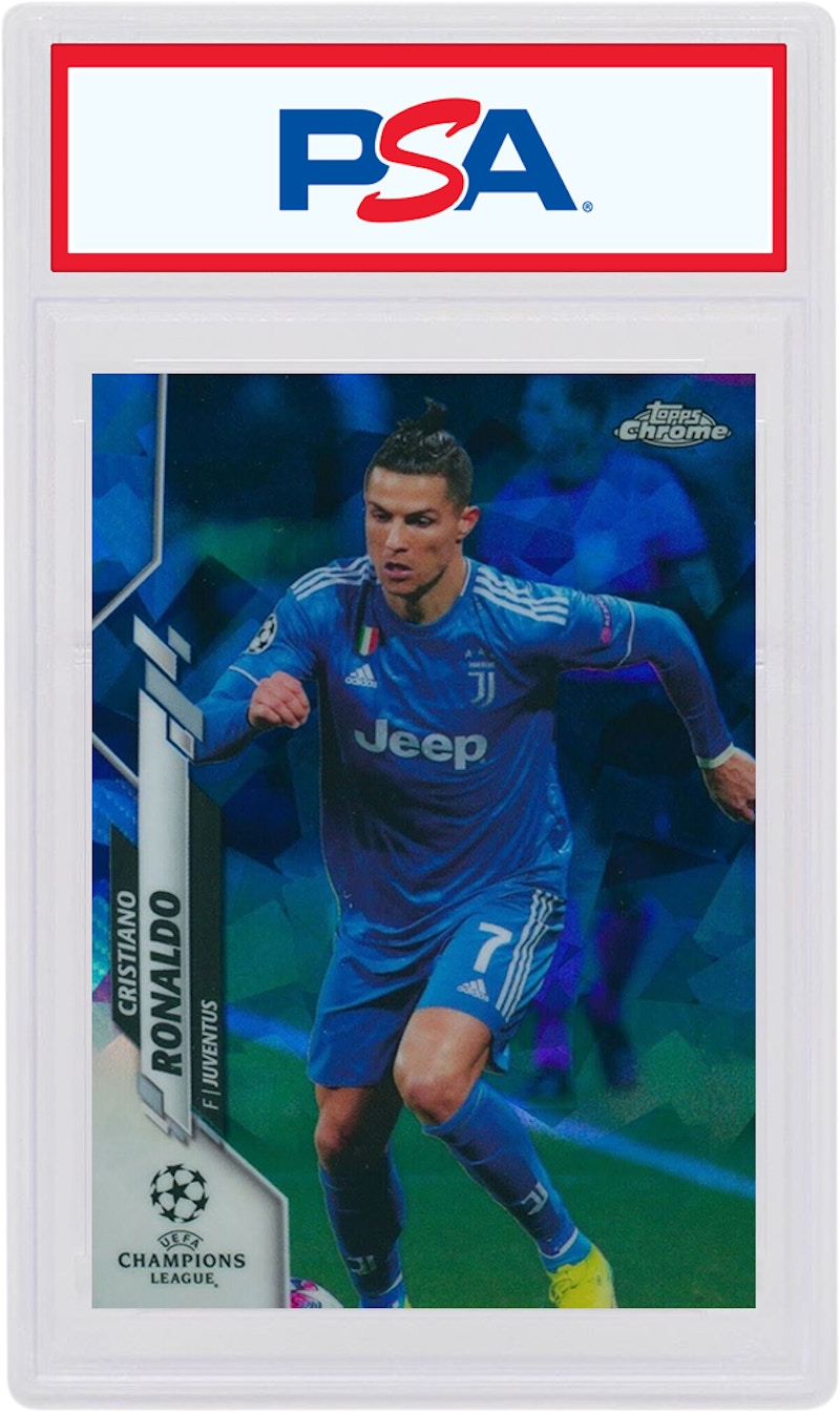 Cristiano Ronaldo 2019 Topps Chrome UEFA Sapphire #100 - 2019 - GB