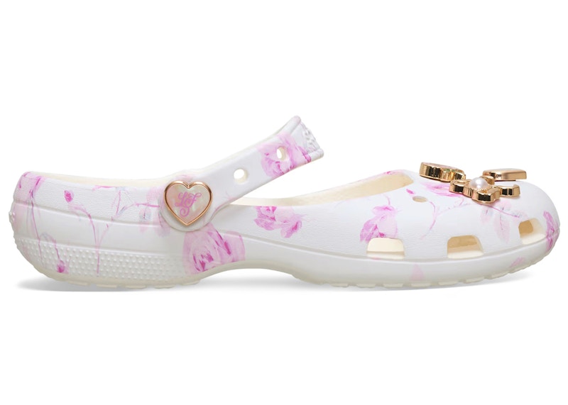 Crocs Classic Ballet Flat LoveShackFancy Oyster (Women's) - 212787-159 - US
