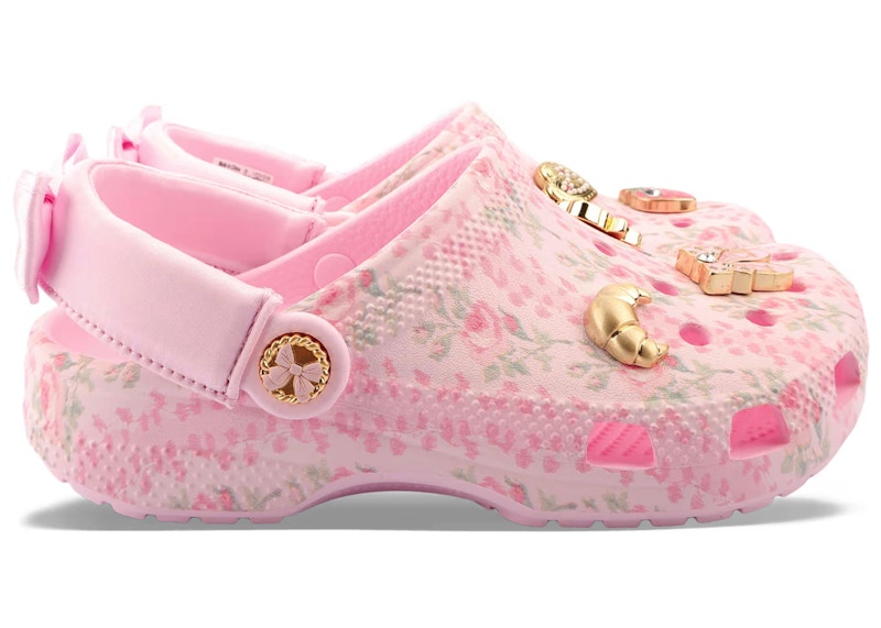 Crocs Classic Clog LoveShackFancy Pink Milk (Kids) - 212786-6ZW - US