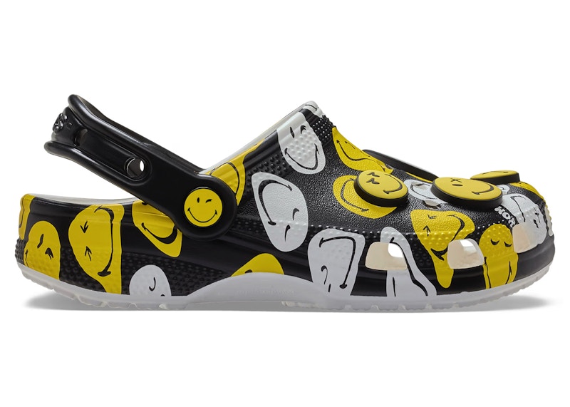 Crocs Classic Clog SmileyWorld (Kids) - 211694-90H - US