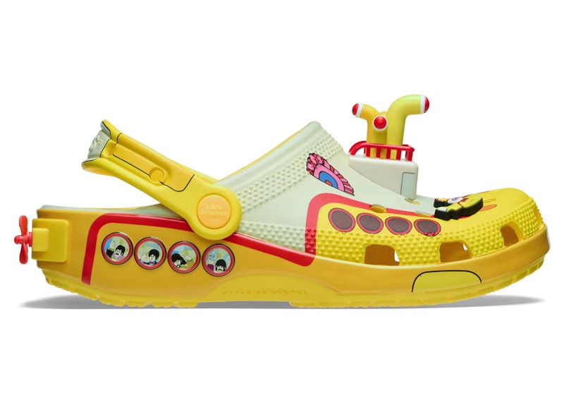 Crocs Classic Clog The Beatles Jaune Submarine Homme - Style 210893-90H ...