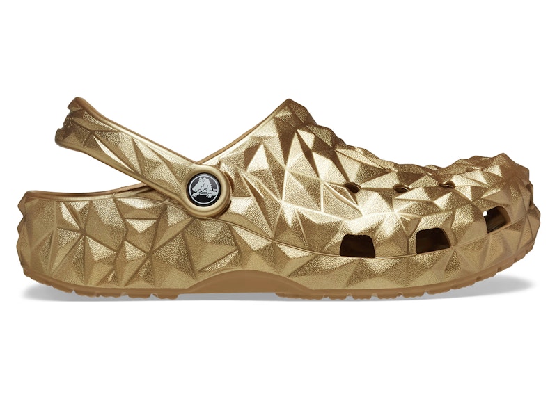 Crocs Classic Geometric Clog Metallic Gold Men's - 210002-710 - GB