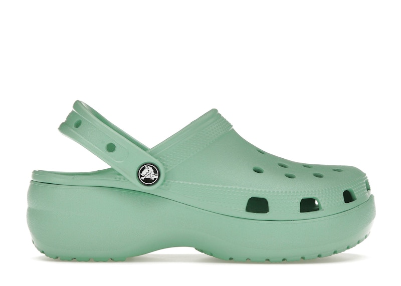 Crocs Classic Platform Clog Jade Stone (Women's) - 206750-3UG - KR