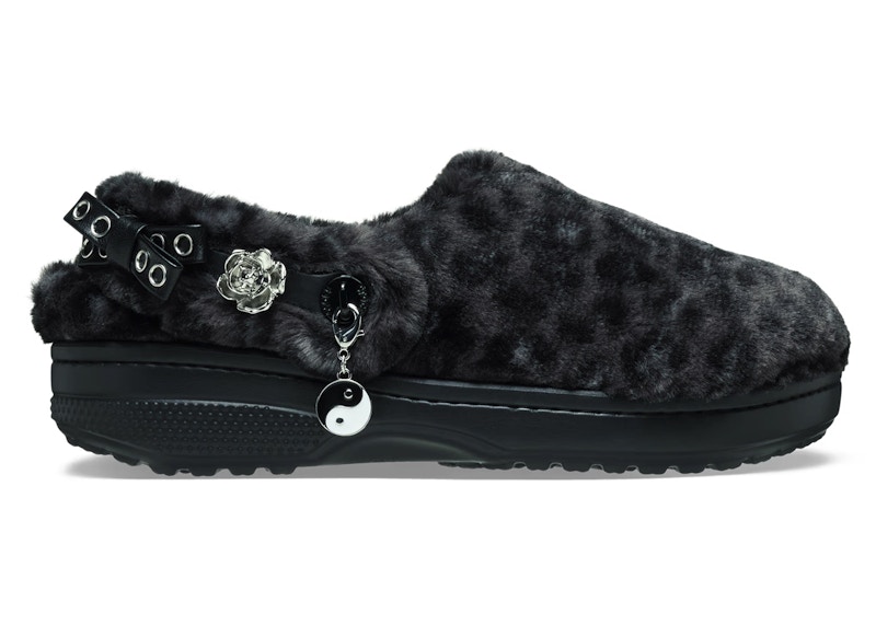 Crocs Classic Unfurgettable Clog Black Leopard Men's - 212416-0CU - US