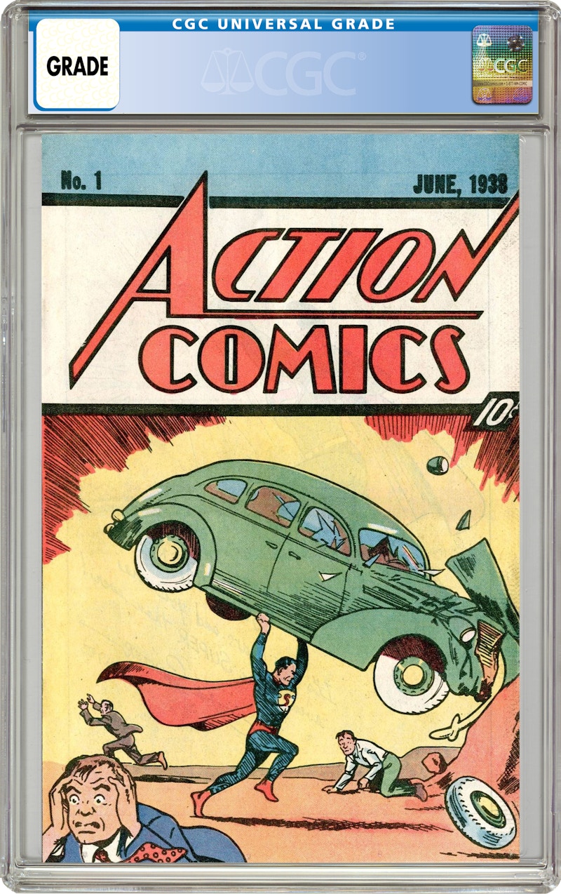 DC Action Comics (1938 DC) #1 Reprints 1.1987.NEST.10 Comic Book CGC ...