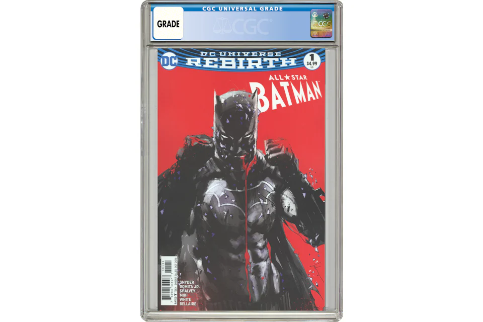 DC All Star Batman (2016) #1C Comic Book CGC Graded - US DC All Star Batman (2016) #1C Comic Book CGC Graded - US