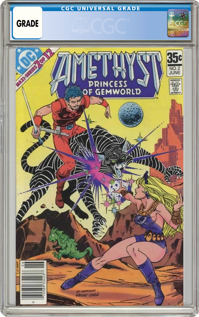 DC Amethyst Princess of Gemworld (1983 DC 1st Series) #2 Comic Book CGC ...