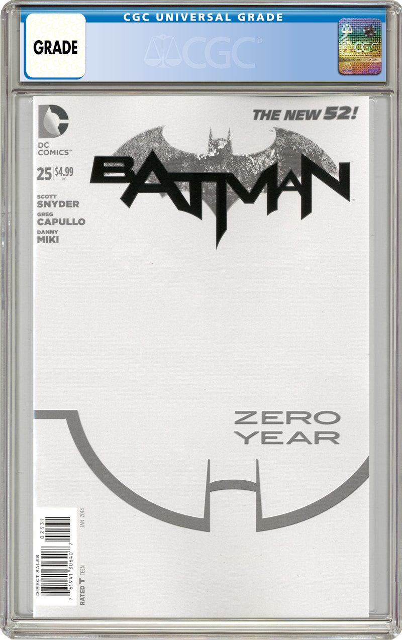 DC Batman (2011 2nd Series) #25C Comic Book CGC Graded - US