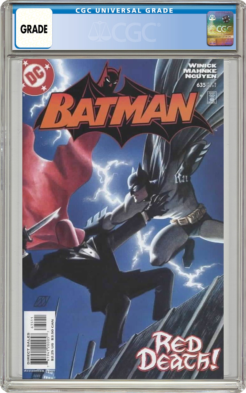 DC Batman #635 (1st Jason Todd as Red Hood) Comic Book CGC Graded - US
