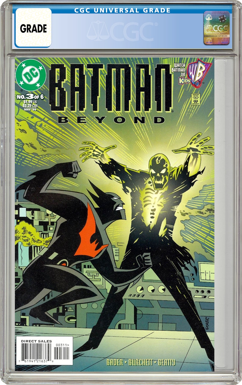 DC Batman Beyond (1999 1st Series) #3 Comic Book CGC Graded - US