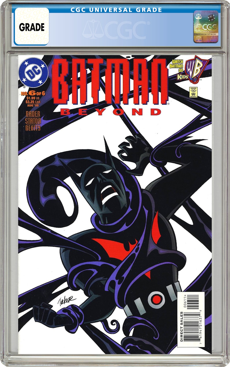 DC Batman Beyond (1999 1st Series) #6 Comic Book CGC Graded - US