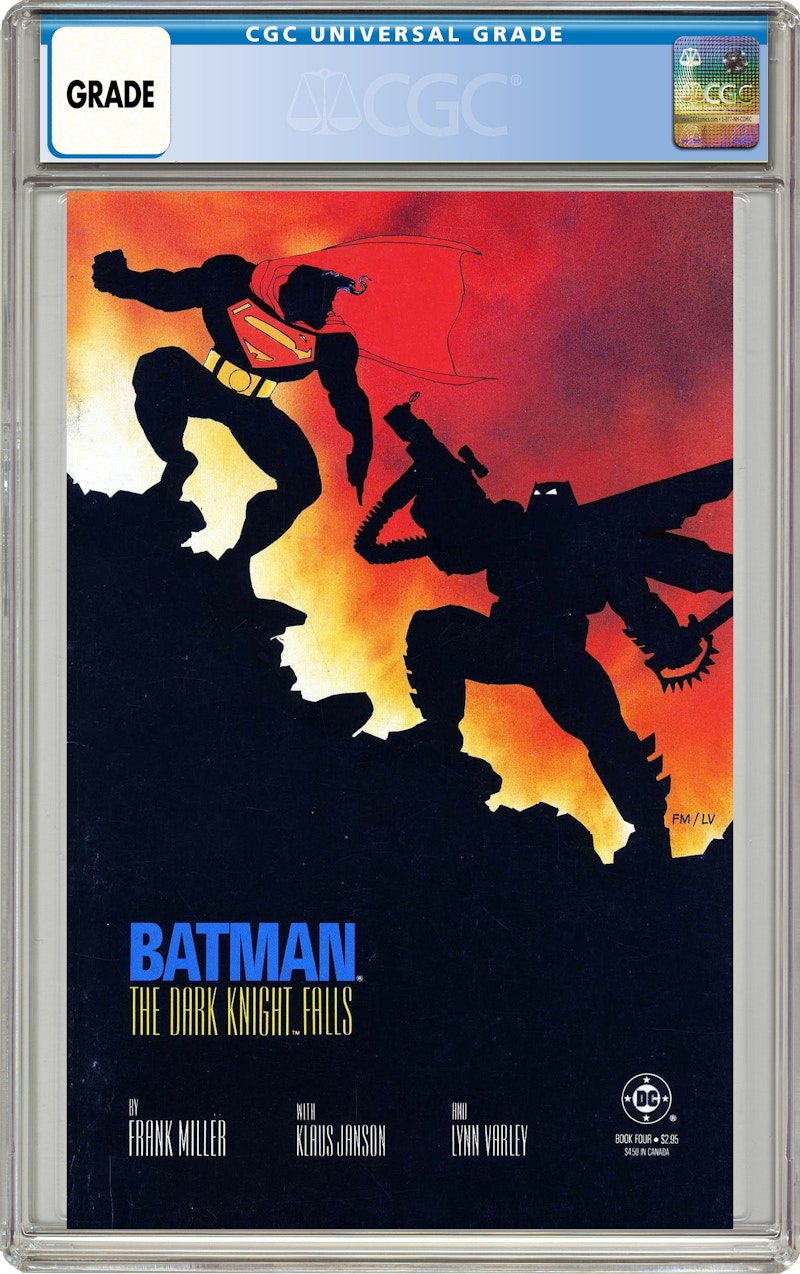 DC Batman The Dark Knight Returns #4 Comic Book CGC Graded