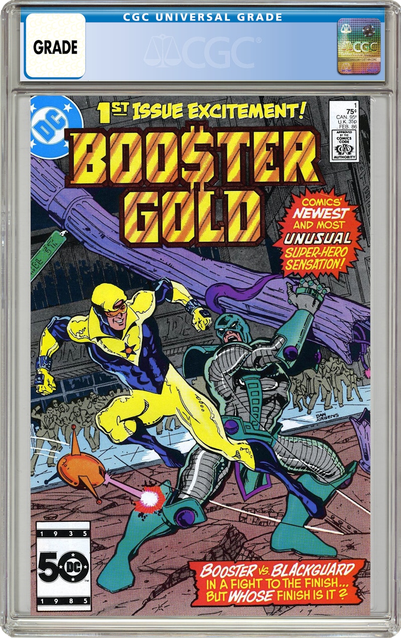 DC Booster Gold (1986 DC 1st Series) #1 Comic Book CGC Graded - US