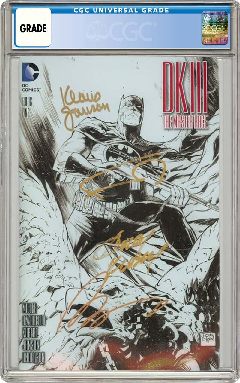 DC Dark Knight III: The Master Race #1 Comic Book CGC Graded - ES