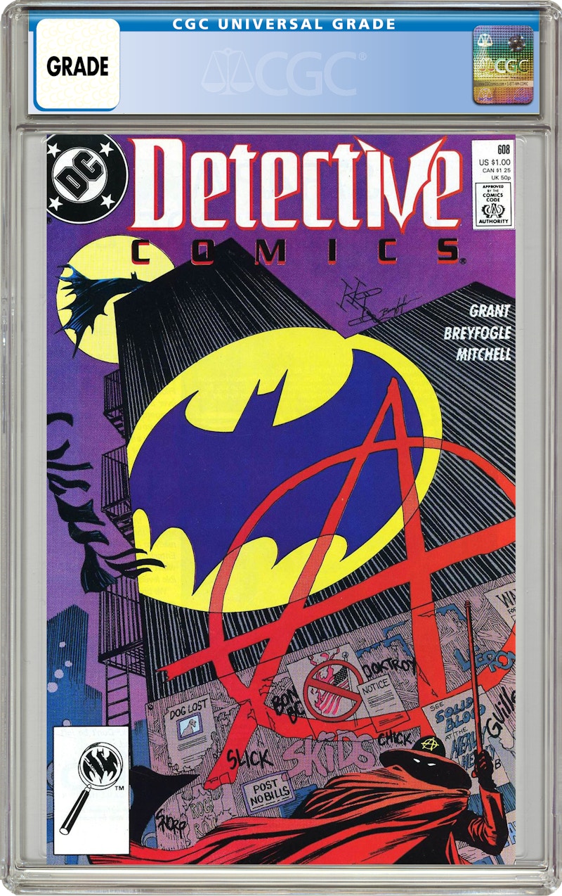 DC Detective Comics (1937 1st Series) #608 Comic Book CGC Graded - US