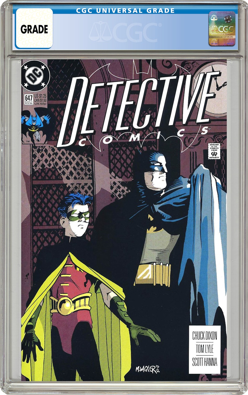 DC Detective Comics (1937 1st Series) #647 Comic Book CGC Graded - US