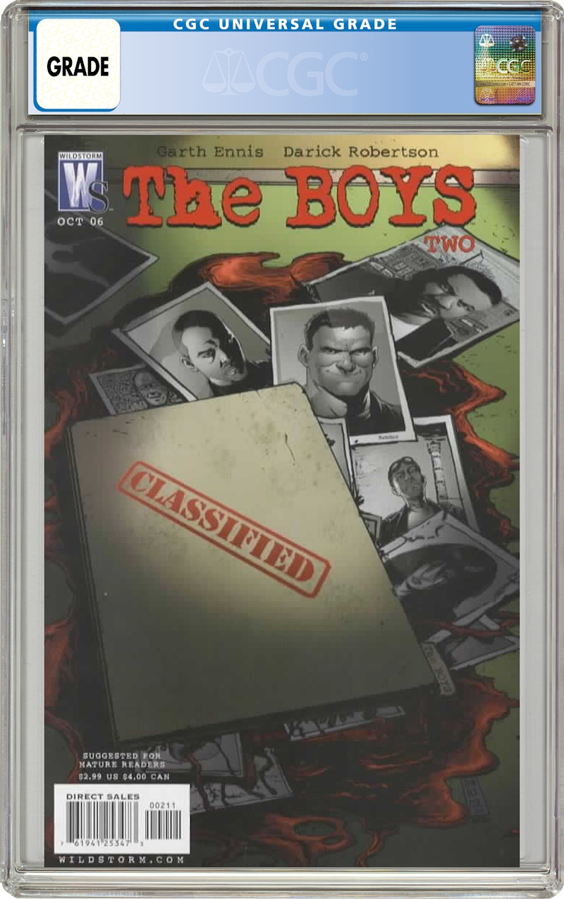 DC Dynamite Boys (2006 Wildstorm/Dynamite) #2 Comic Book CGC Graded - US