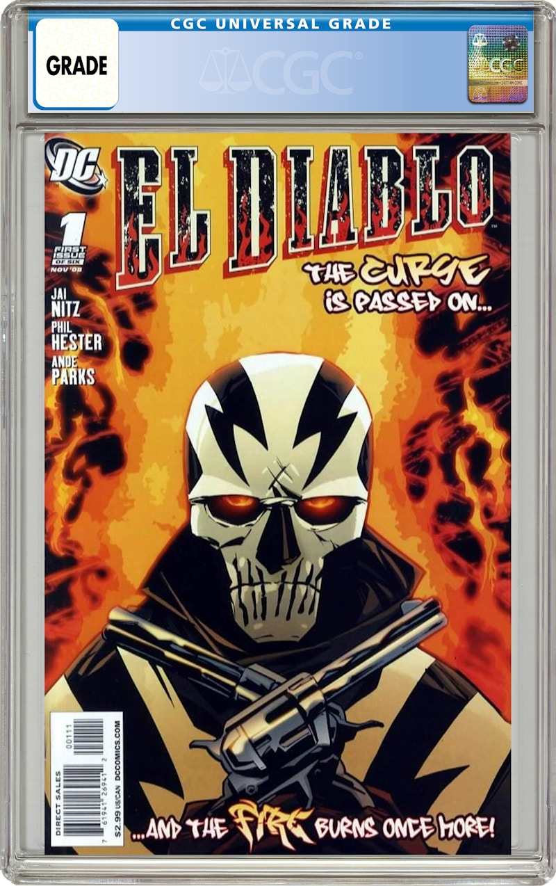 DC El Diablo (2008 3rd Series) #1 Comic Book CGC Graded - FR
