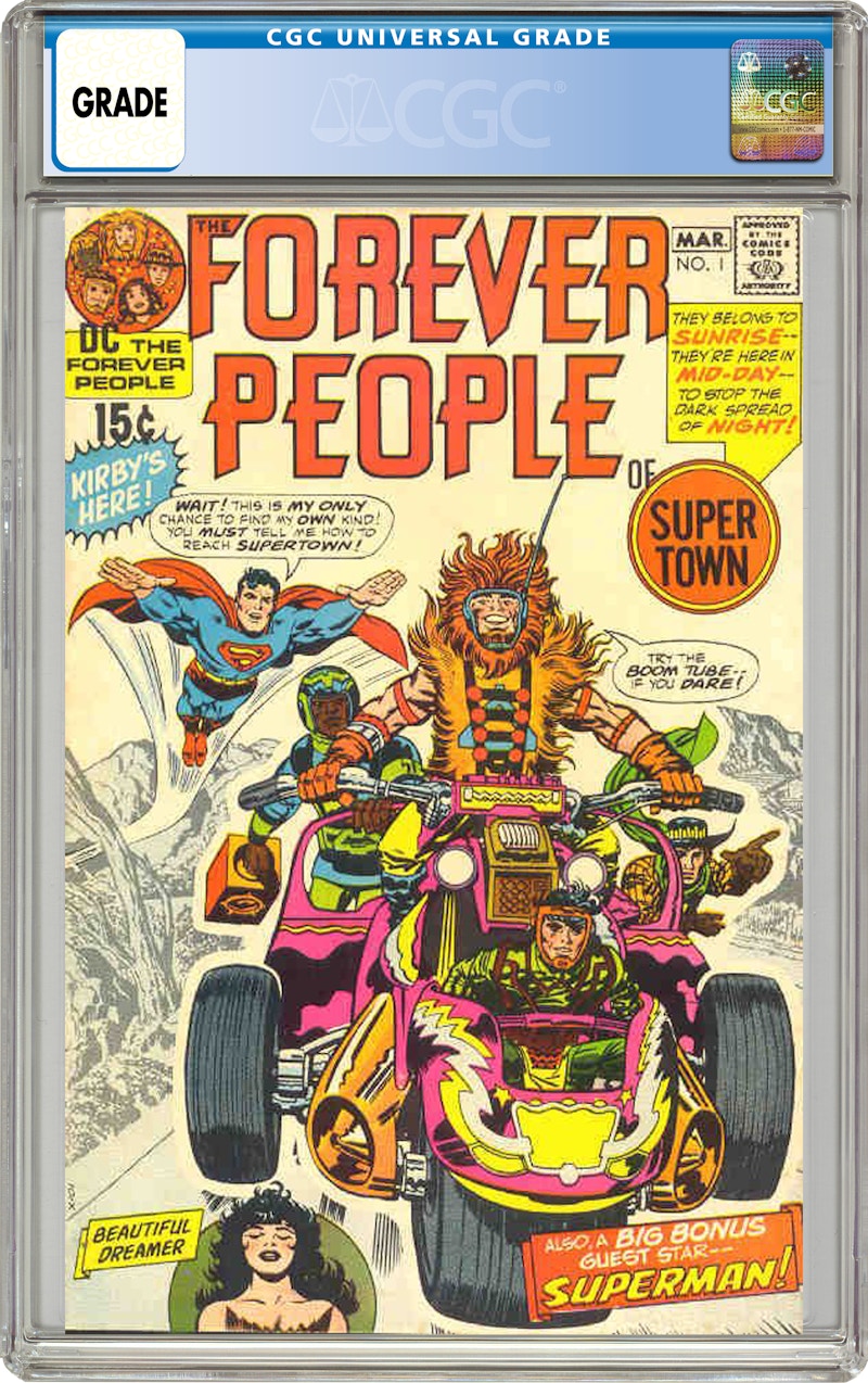 DC Forever People #1 Comic Book CGC Graded - IT