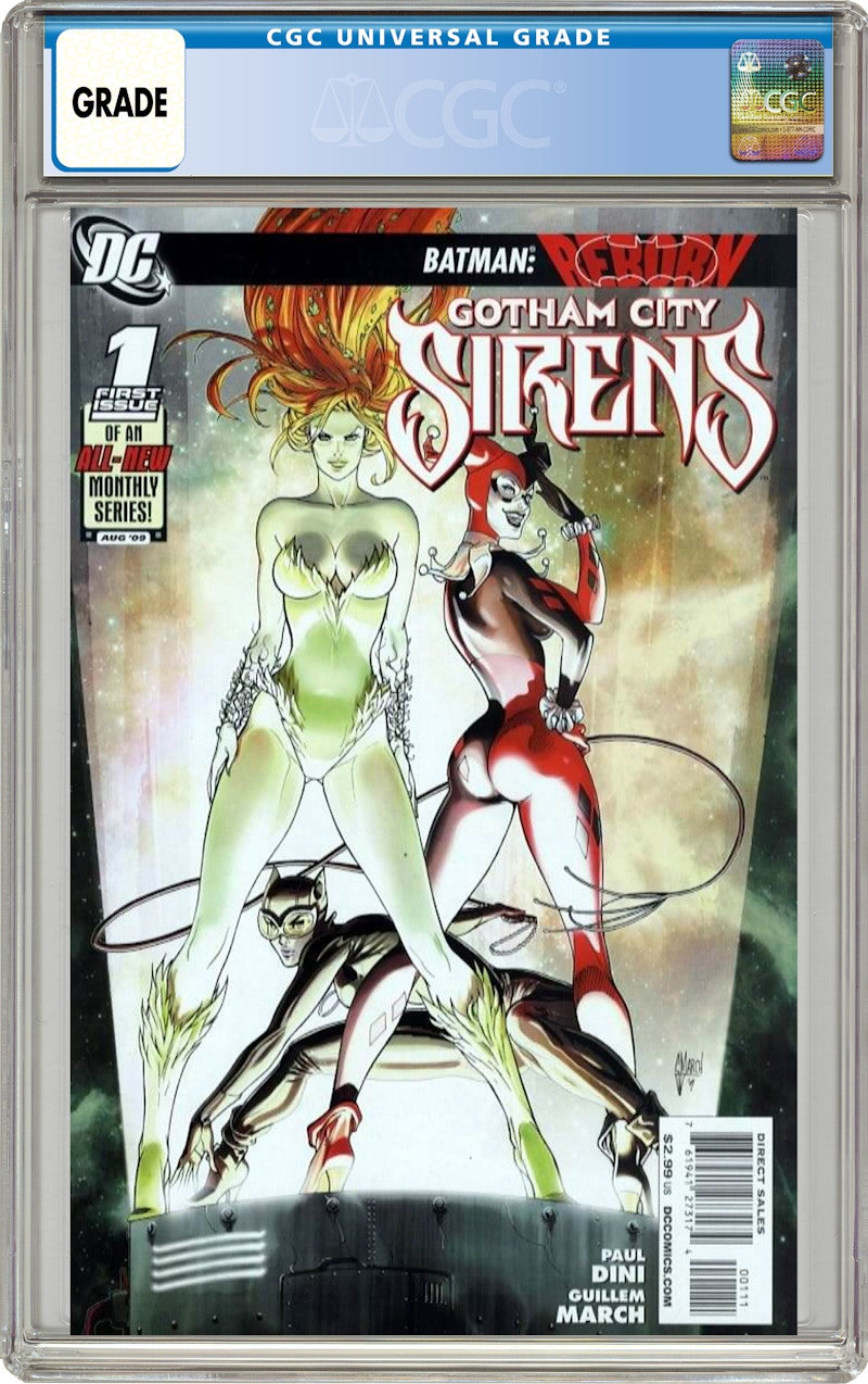 DC Gotham City Sirens (2009) #1A Comic Book CGC Graded - KR