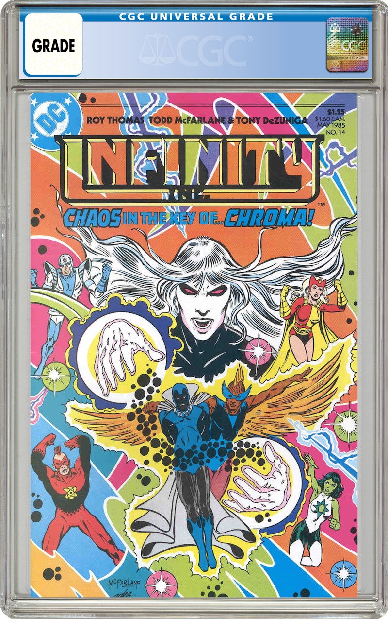 DC Infinity Inc. (1984 DC 1st Series) #14 Comic Book CGC Graded - US