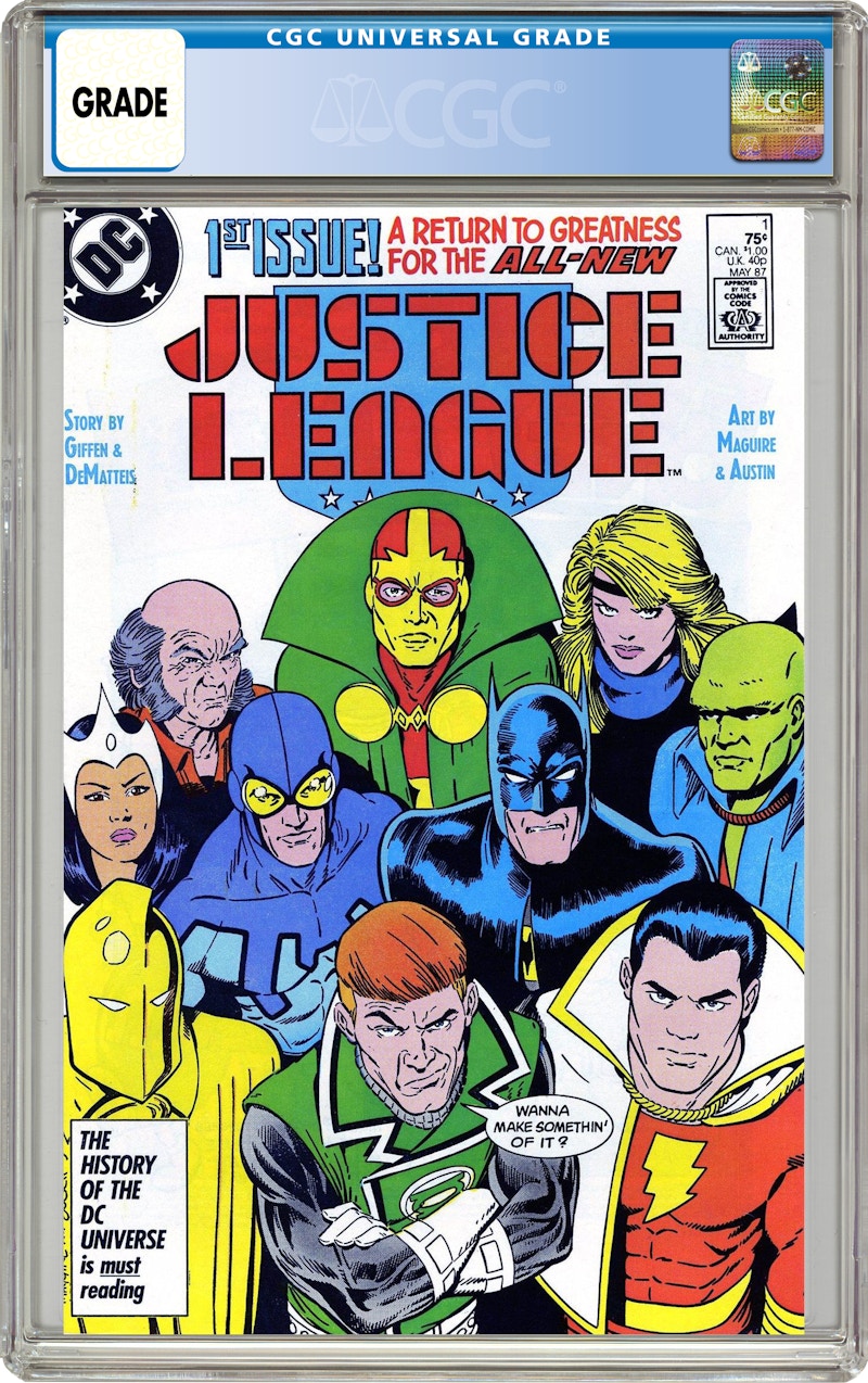 DC Justice League America (1987) #1 Comic Book CGC Graded - US