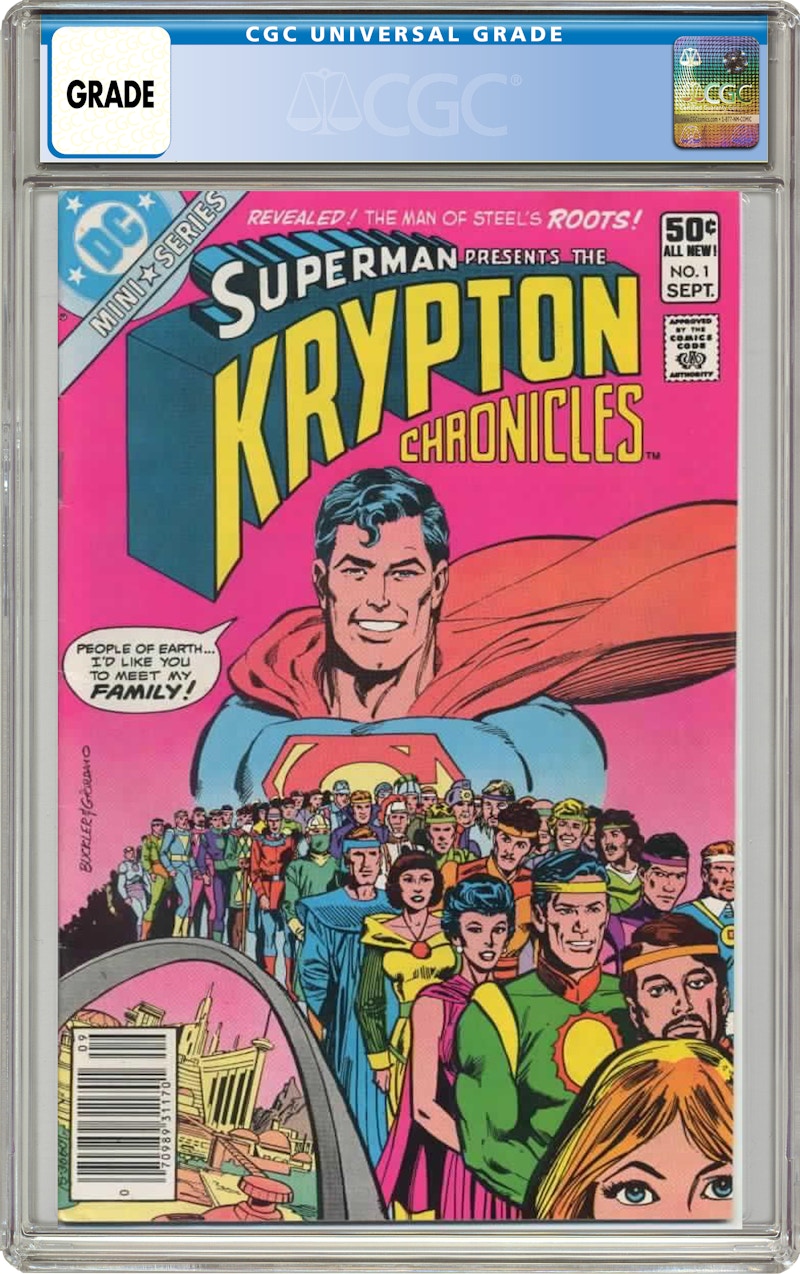 DC Krypton Chronicles (1981 DC) #1 Comic Book CGC Graded - US