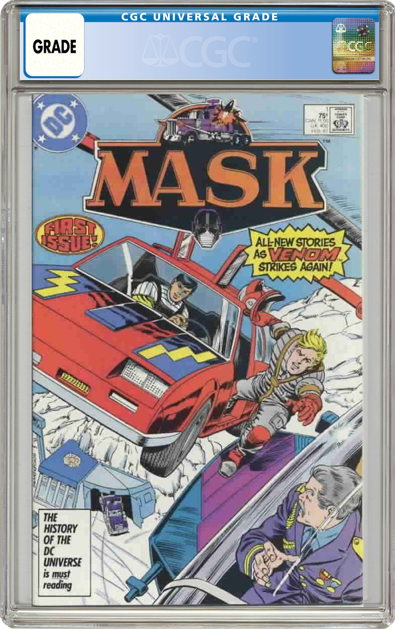 DC MASK (1987 2nd Series DC) #1 Comic Book CGC Graded - US