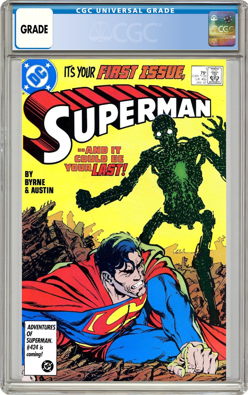 DC Superman (1987 2nd Series) #1 Comic Book CGC Graded - US