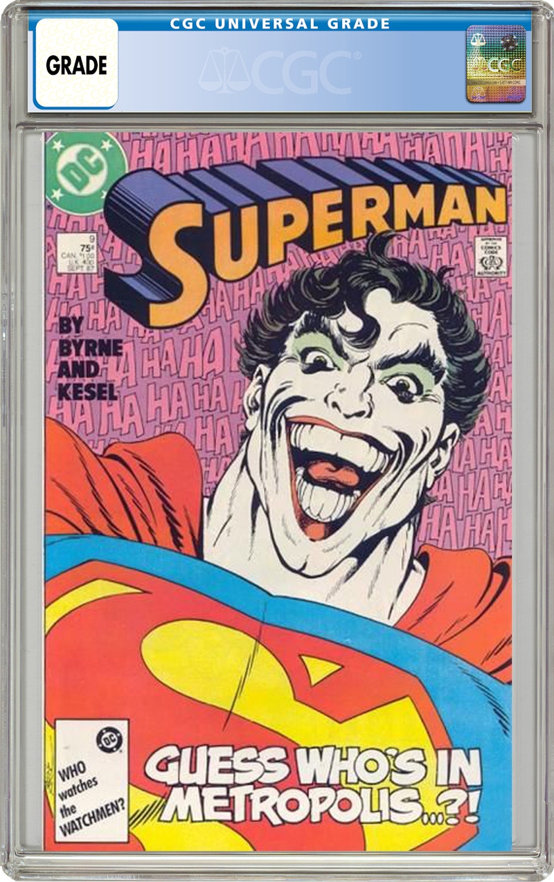 DC Superman (1987 2nd Series) #9 Comic Book CGC Graded - DE