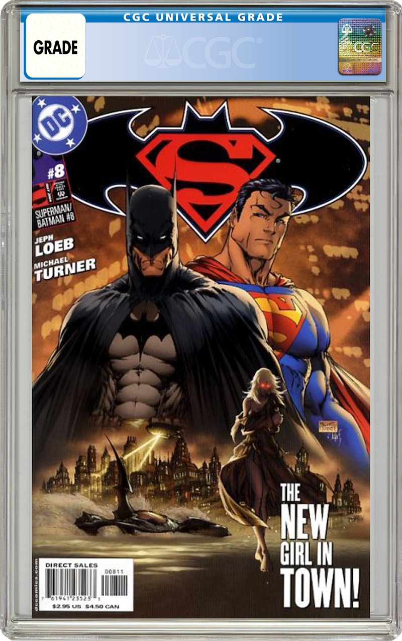 DC Superman Batman #8 Comic Book CGC Graded - US