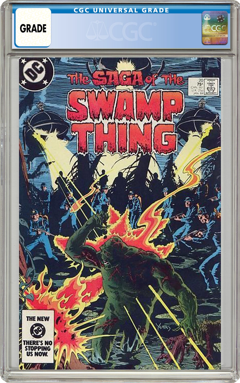 DC Swamp Thing (1982 2nd Series) #20 Comic Book CGC Graded - US