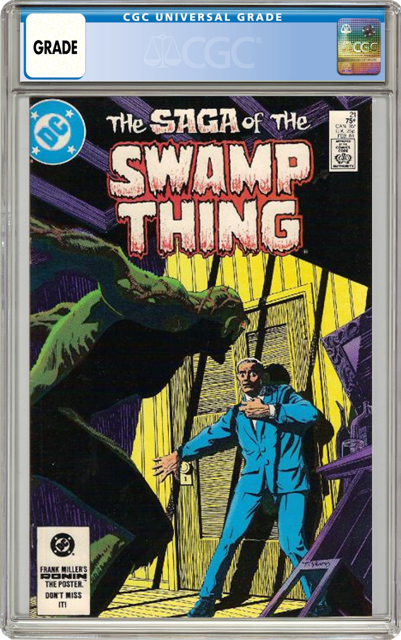 DC Swamp Thing (1982 2nd Series) #21 Comic Book CGC Graded - US