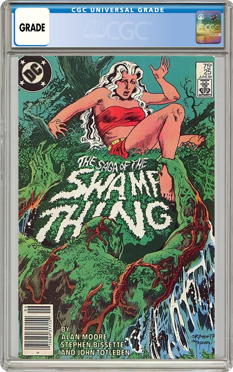 DC Swamp Thing (1982 2nd Series) #25 Comic Book CGC Graded - US