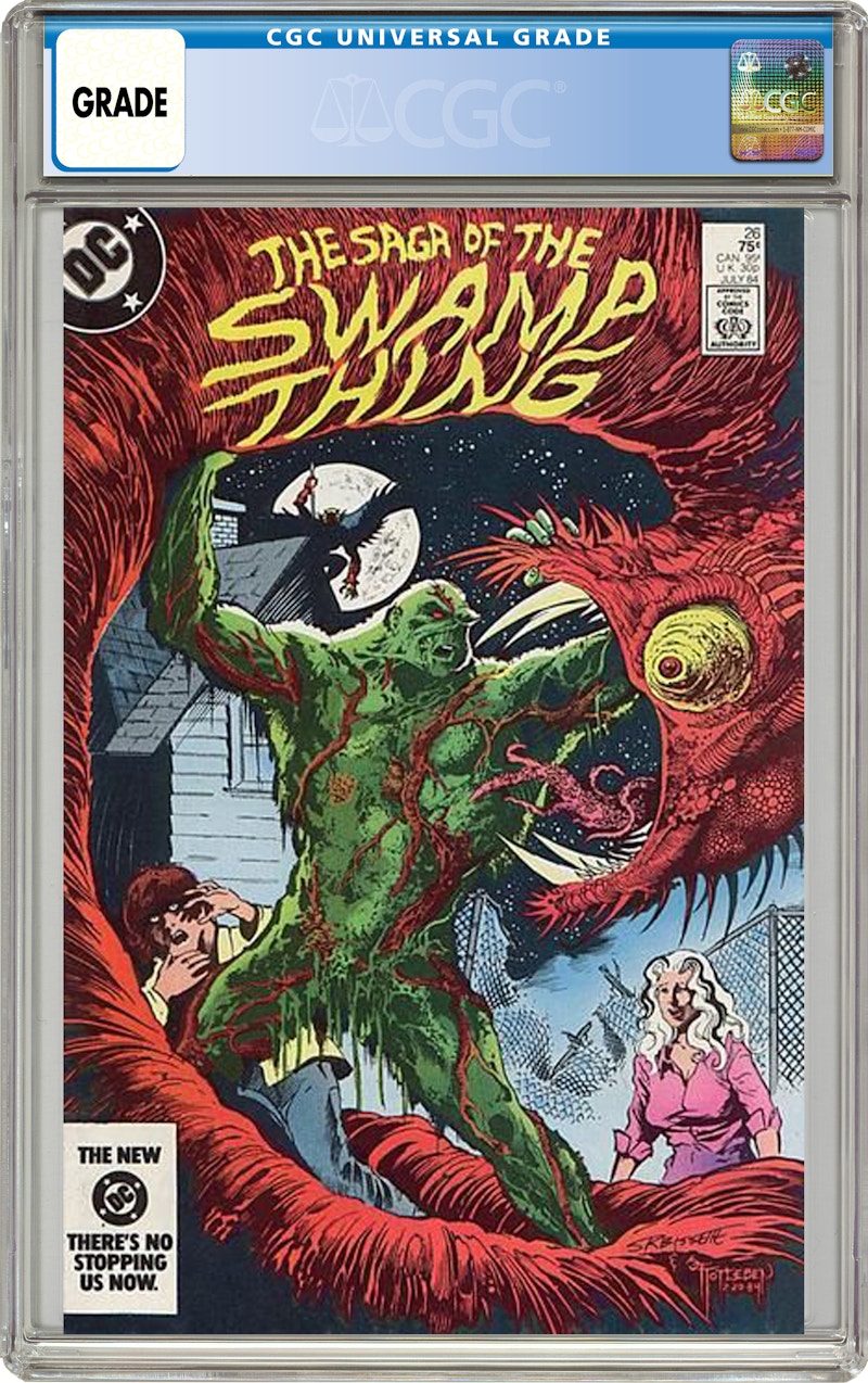 DC Swamp Thing (1982 2nd Series) #26 Comic Book CGC Graded - US