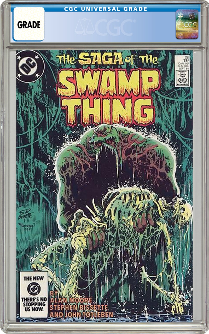 DC Swamp Thing (1982 2nd Series) #28 Comic Book CGC Graded - GB